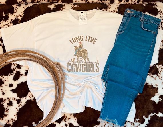 Long Live Cowgirls Graphic Tee Western Graphic Tee Western - Etsy