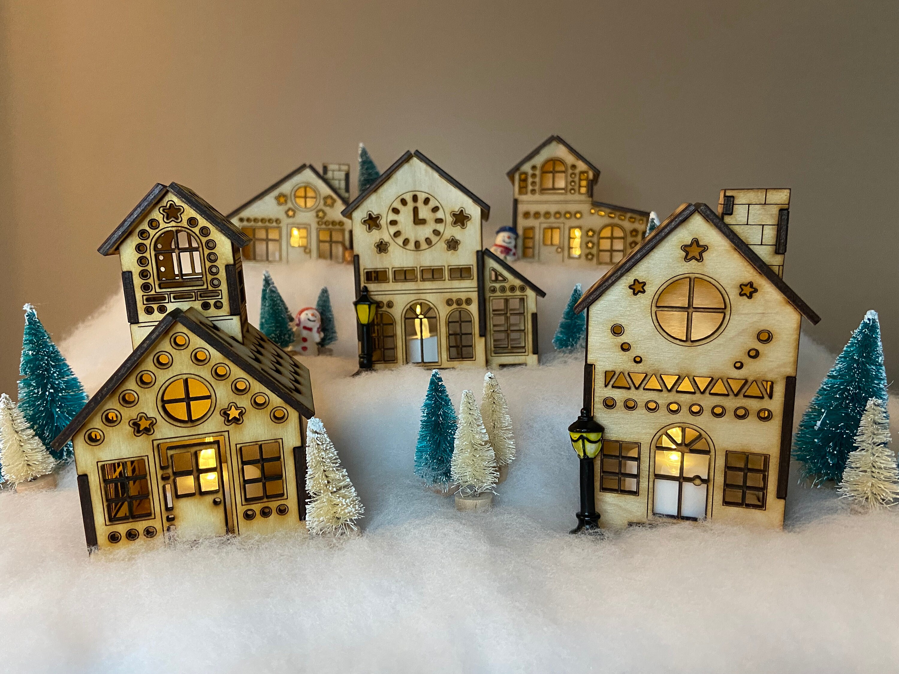 Miniature Village Houses, Christmas Houses, Holiday Houses/unique Gift ...