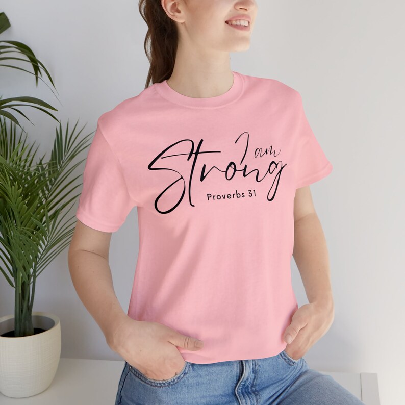 I Am Strong Christian Shirt Bible Verse T Shirt Easter T Religious