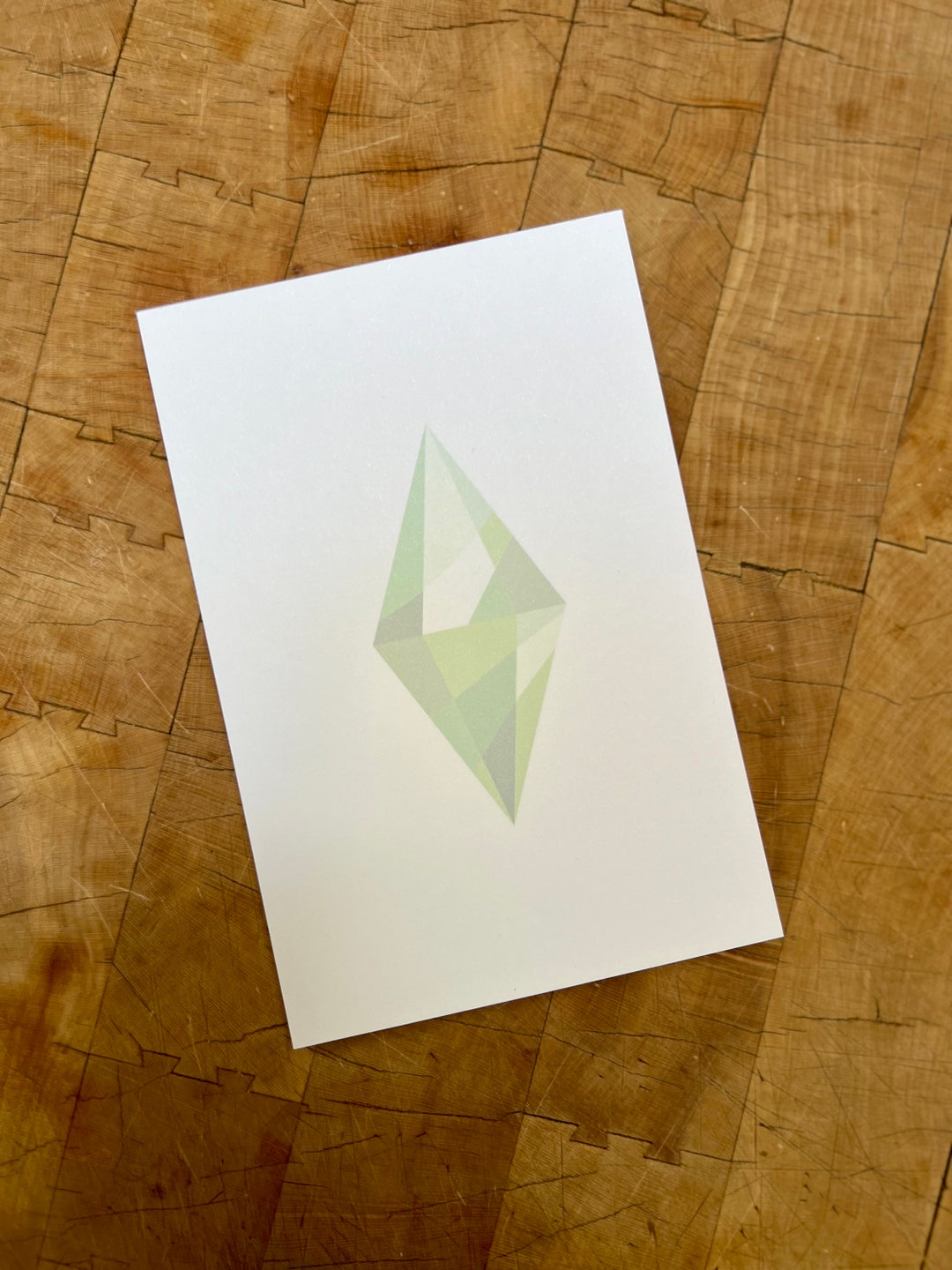 The Sims 4 - Plumbob Notepad - High Quality - Etsy