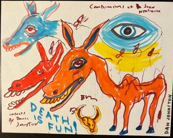 Daniel Johnston Art - Etsy