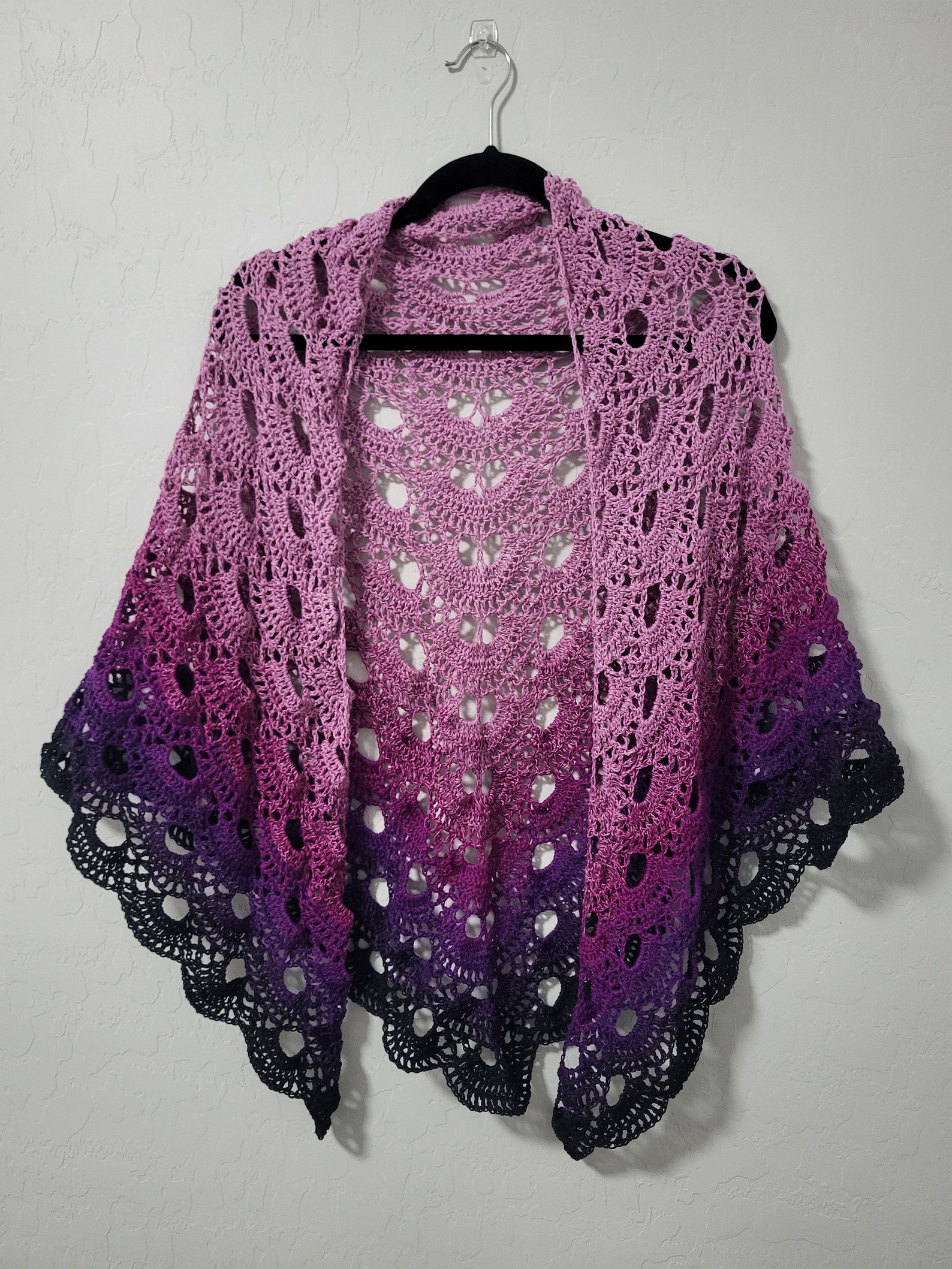 Handmade Crochet Virus Shawl Scarf Wrap - Etsy
