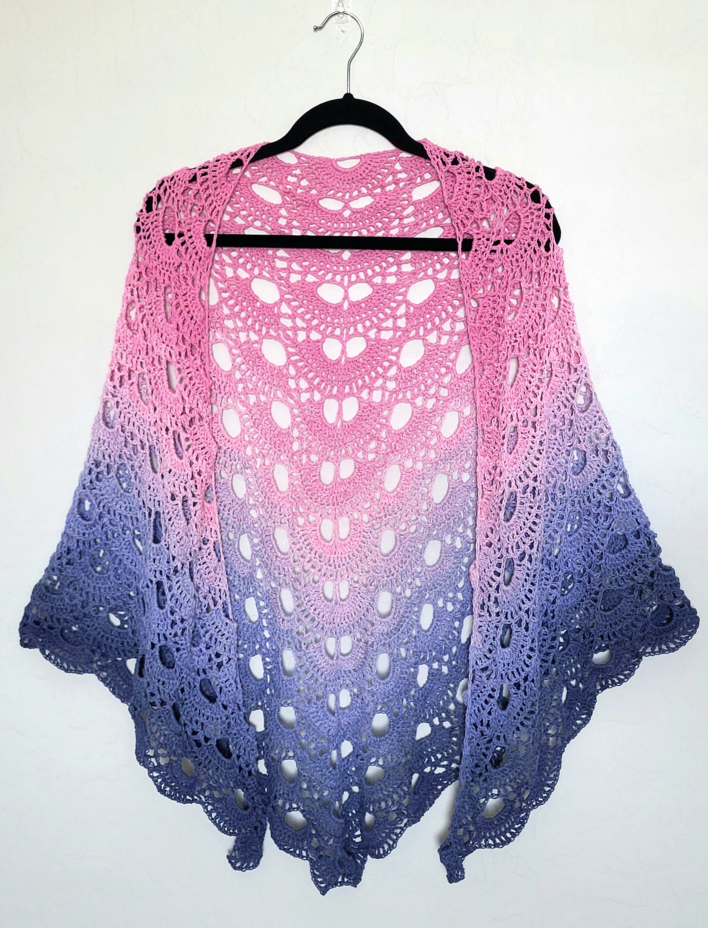 Handmade Crochet Virus Shawl Scarf Wrap - Etsy
