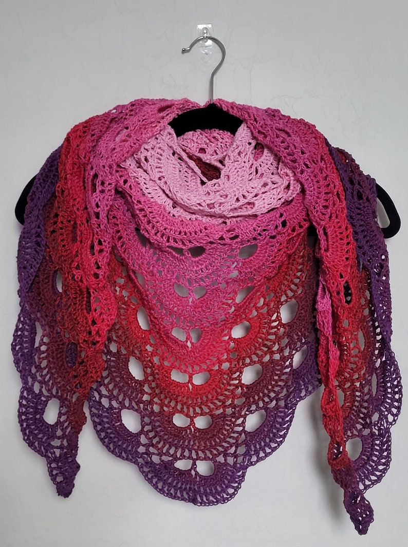 Handmade Crochet Virus Shawl Scarf Wrap - Etsy