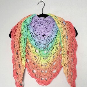 Handmade Crochet Virus Shawl Scarf Wrap - Etsy
