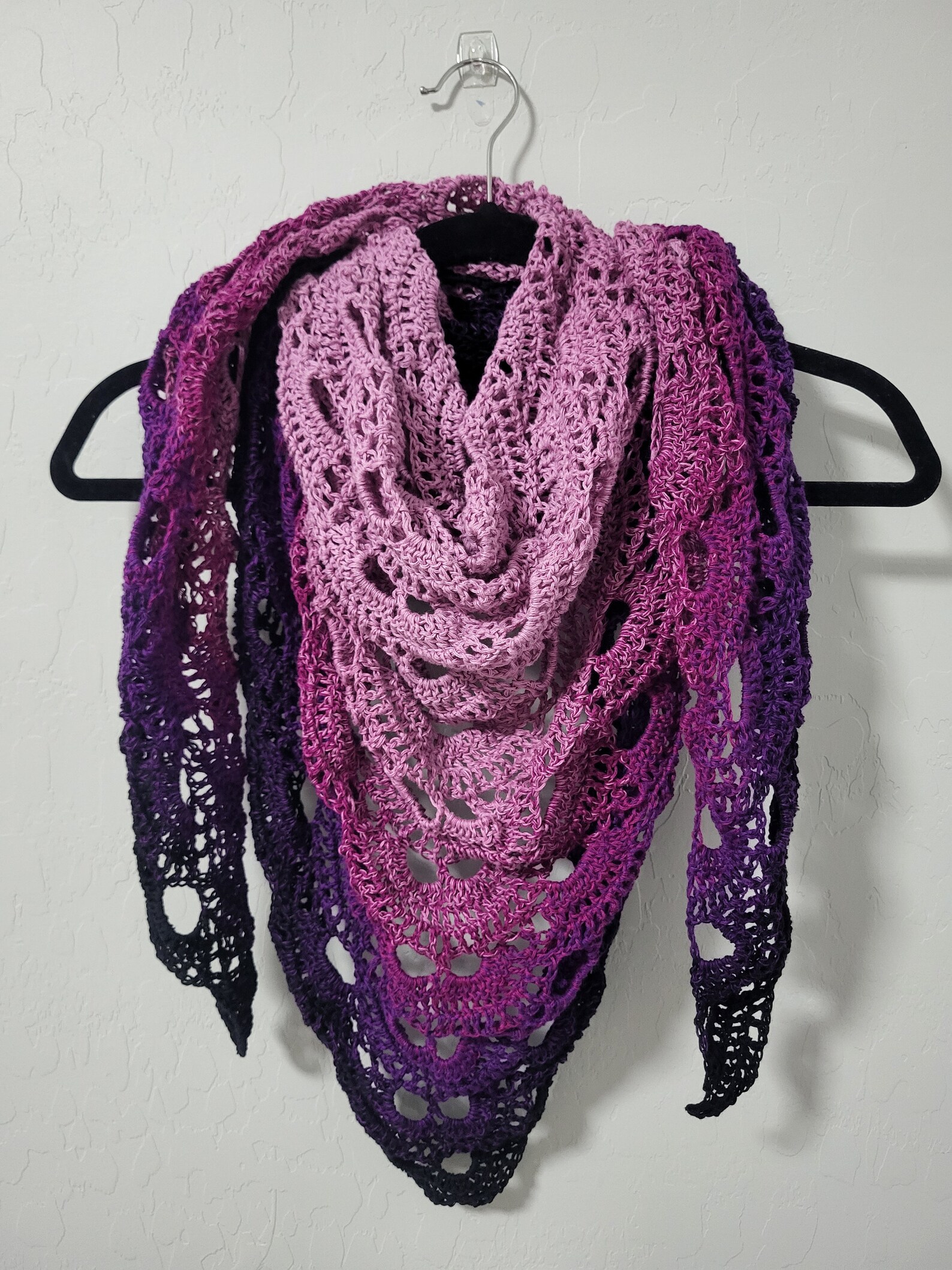 Handmade Crochet Virus Shawl Scarf Wrap - Etsy