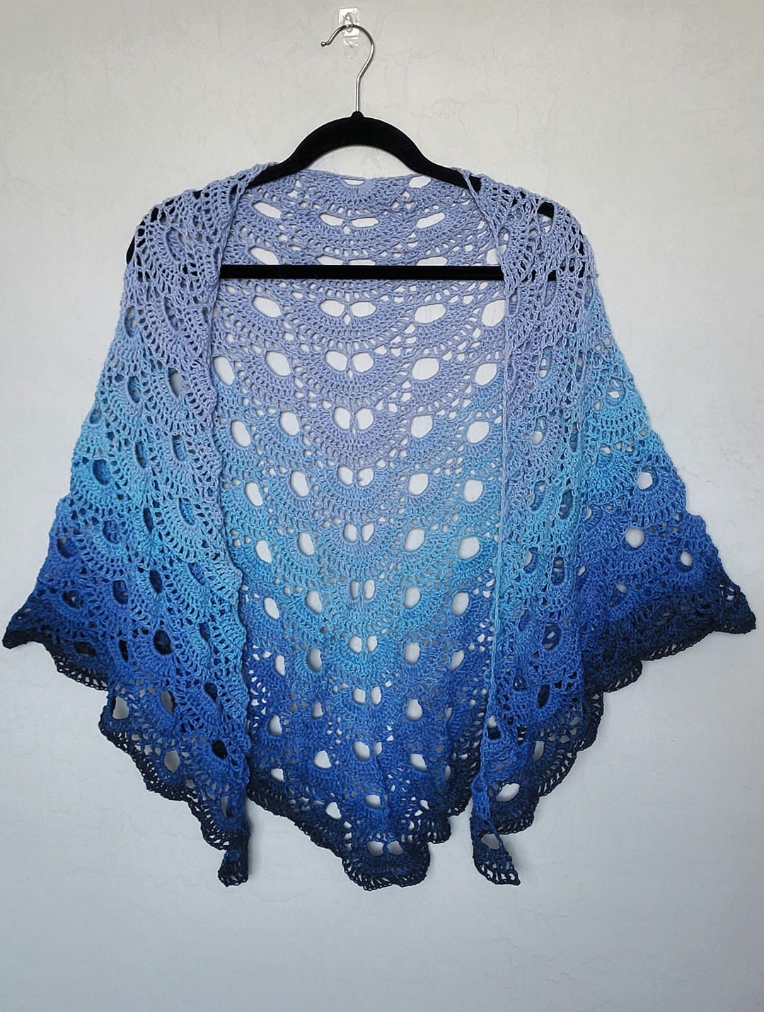 Handmade Crochet Virus Shawl Scarf Wrap - Etsy