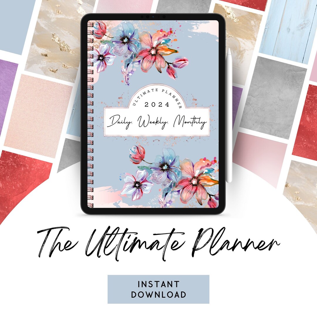 The 2024 Ultimate Daily, Weekly, Monthly Planner - Etsy