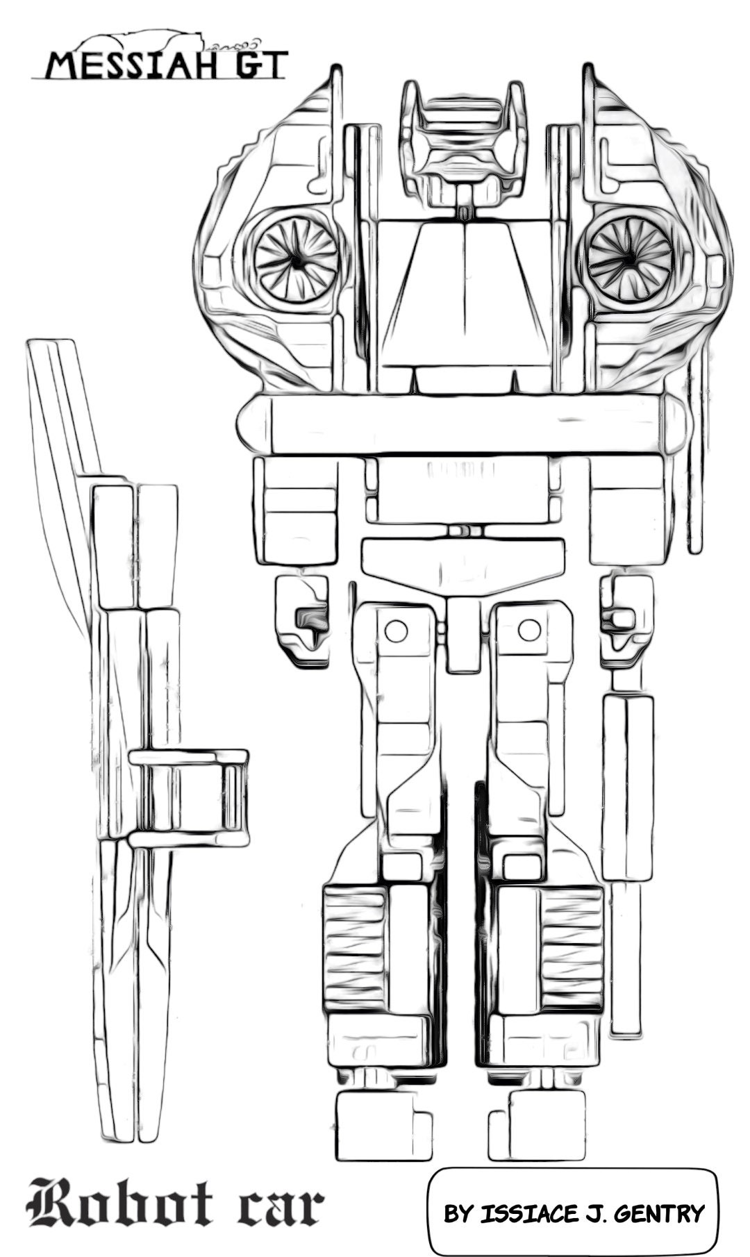 Messiah GT Robot Car - Etsy