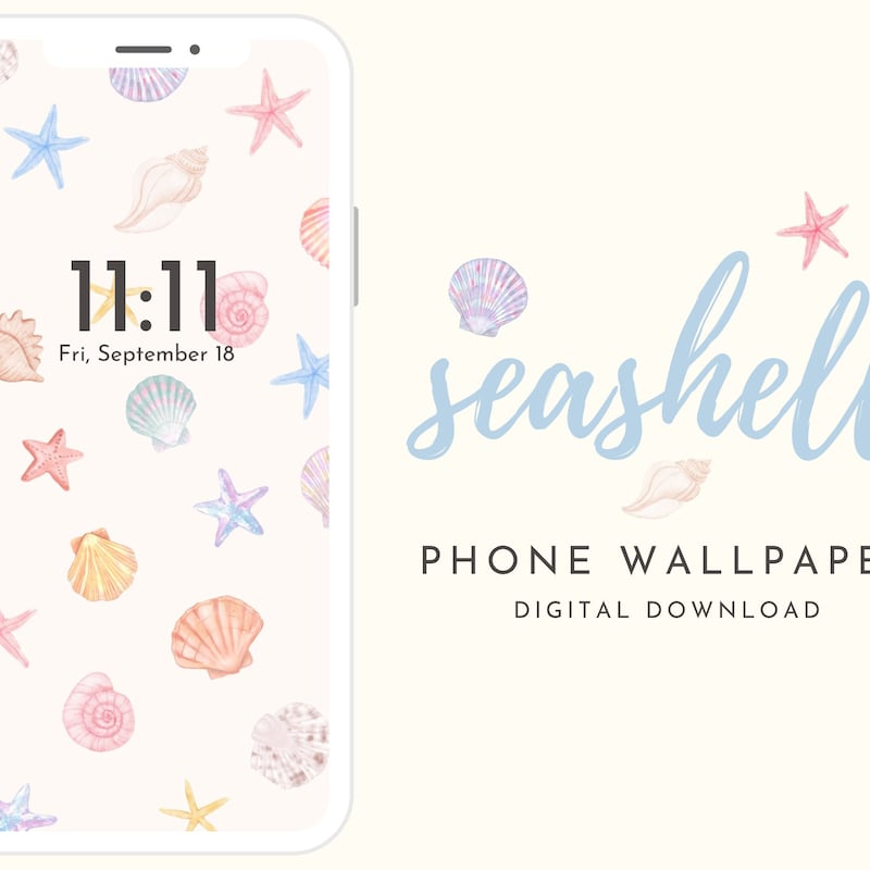 Seashell Wallpaper - Etsy