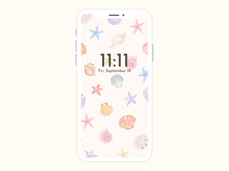 Seashell iPhone Wallpaper | Summer Phone Wallpaper | Coastal Cowgirl ...