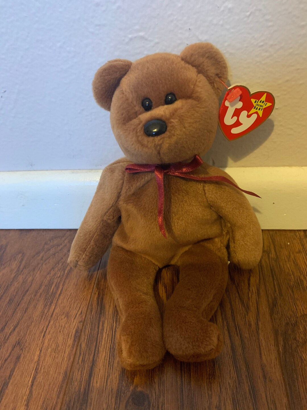 Teddy TY Beanie Baby - RARE - Etsy