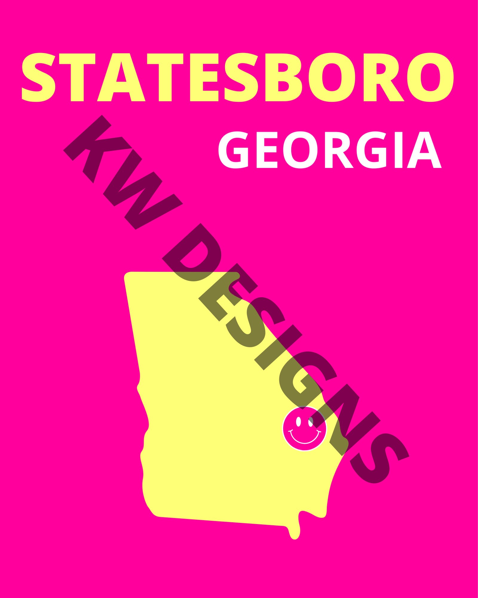 GEORGIA SOUTHERN Preppy Prints (digital Download) - Etsy