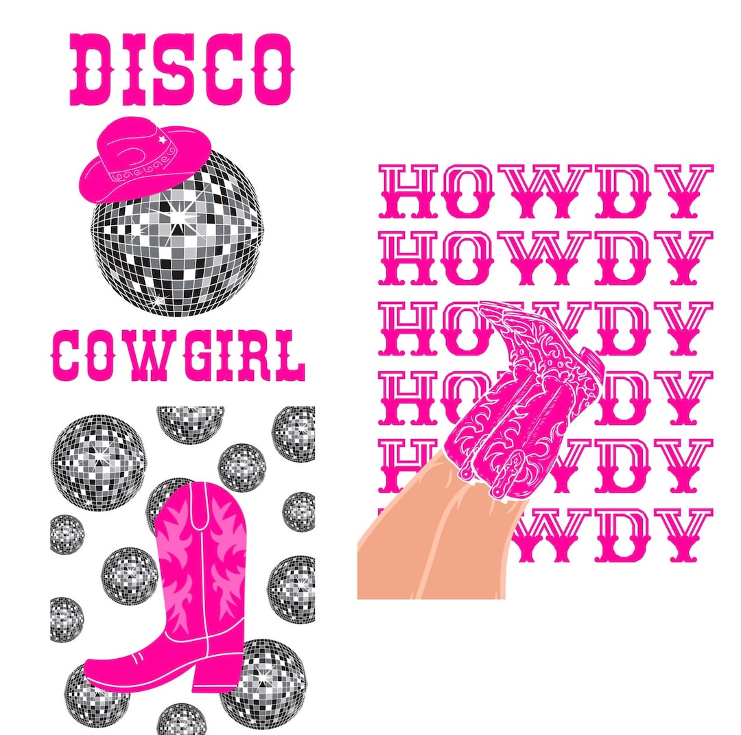 DISCO COWGIRL Preppy Prints (digital Download) Preppy Print/ Western ...