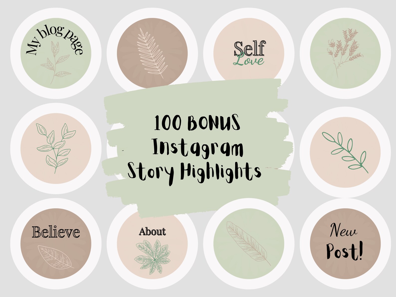 Neutral Instagram Template Instagram Template Quotes - Etsy