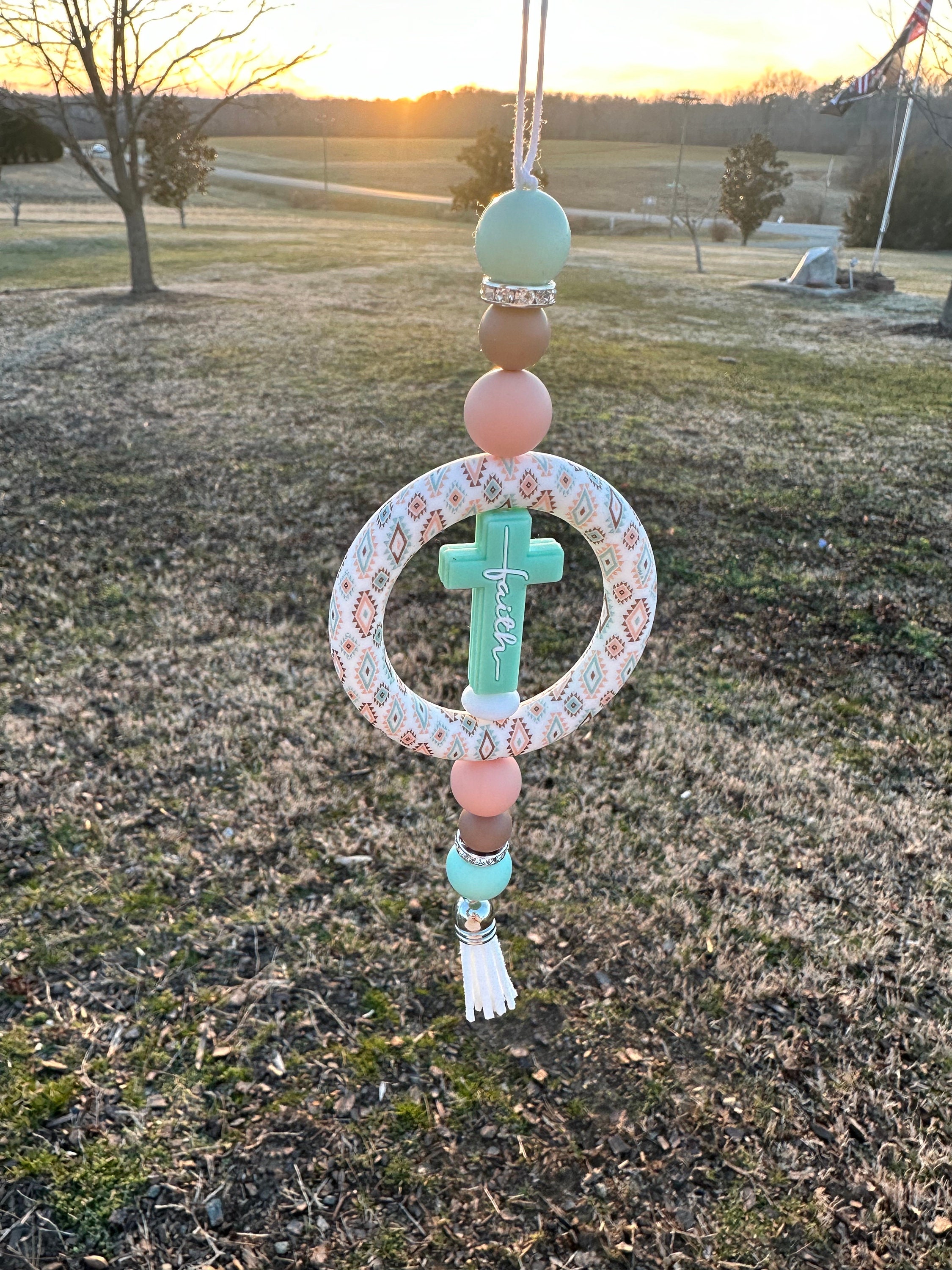 Car Charm, Rearview Mirror Charm, Silicone Beads, Silicone Car Charm ...