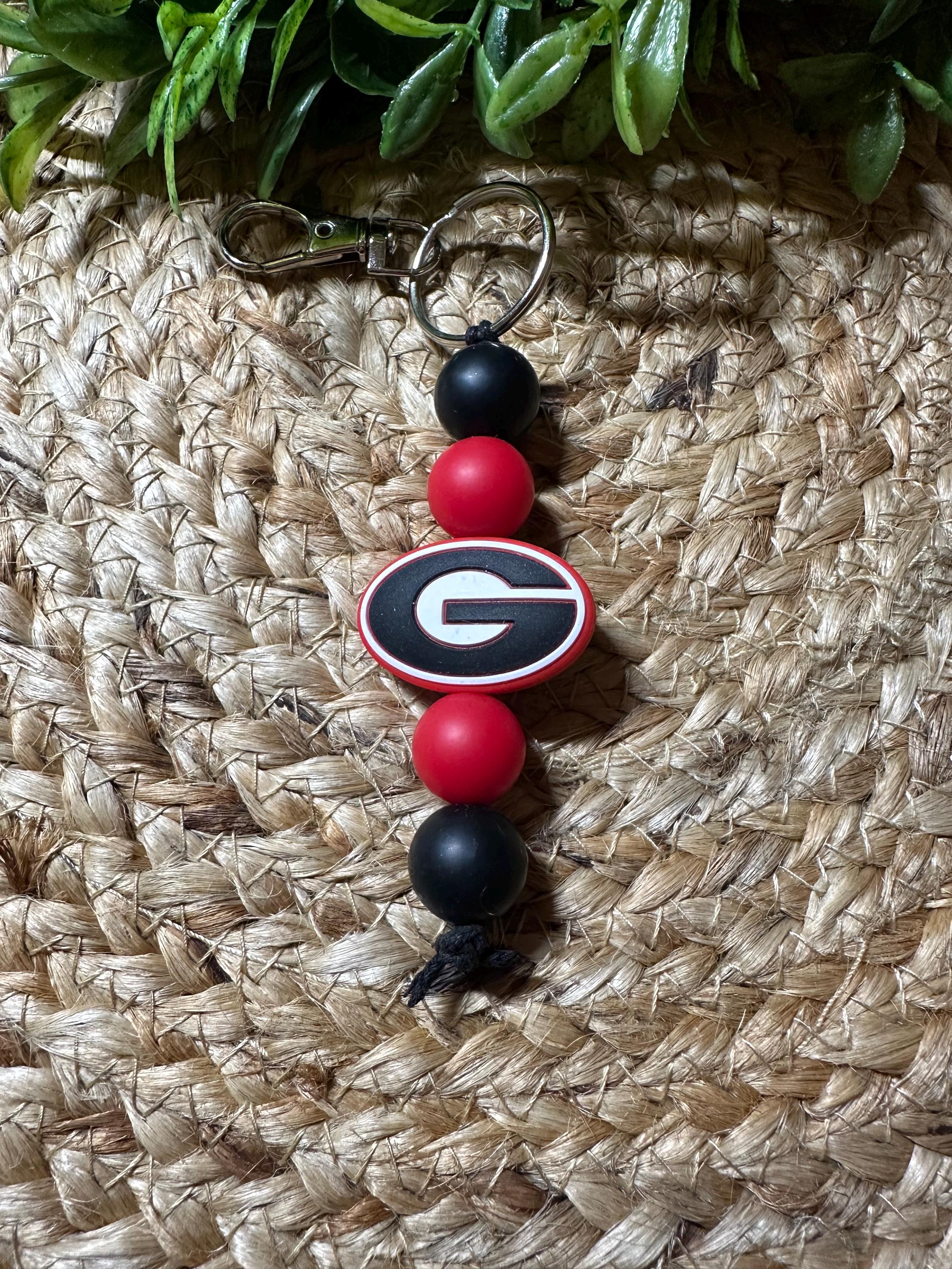 Silicone Bead Keychain, College Sports Teams, Silicone Beads, Sports ...