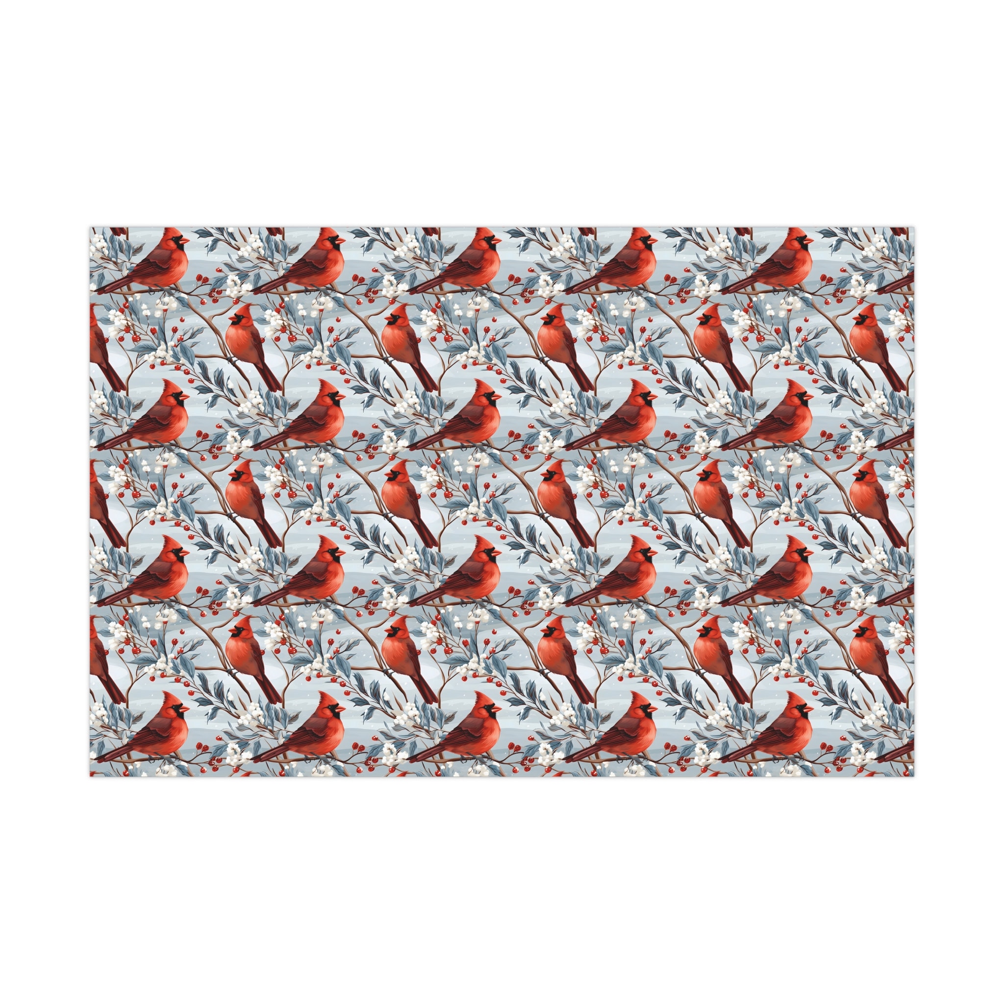 Cardinal Wrapping Paper, Christmas Wrapping Paper, Christmas Wrapping ...