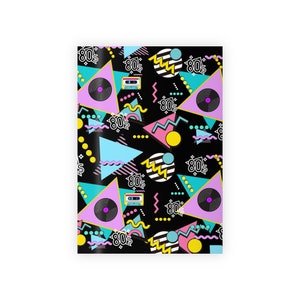 80s Theme Party Wrapping Paper, 80s Party Decor, 80s Wrapping Paper ...
