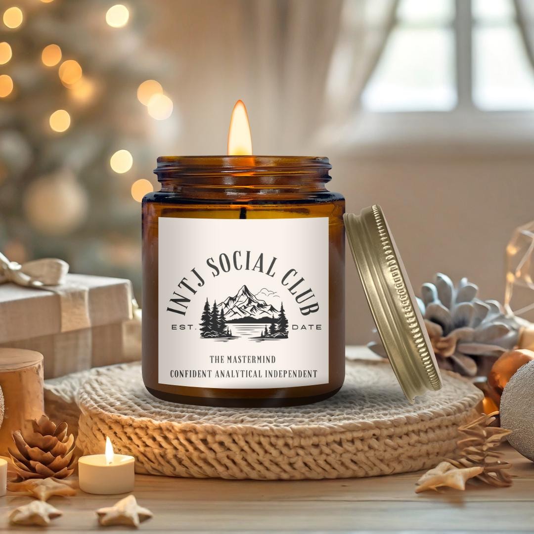 The Mastermind INTJ Custom Scented Candle, INTJ Personality Type Candle ...