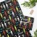 Alien Wrapping Paper, Custom Wrapping Paper, Sci Fi Wrapping Paper ...