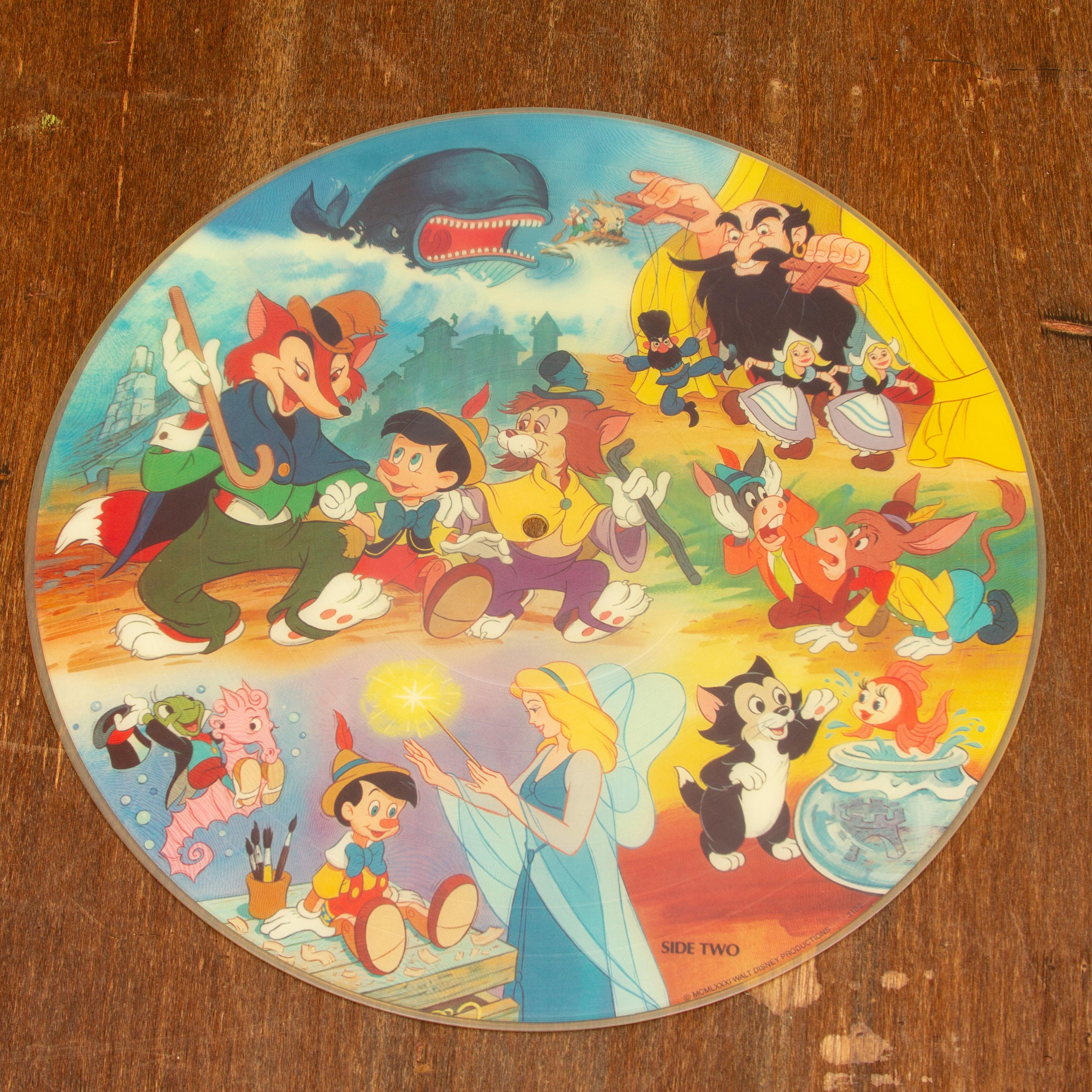 Disney Picture Discs | Pinocchio | Snow White and Seven Dwarfs - Etsy