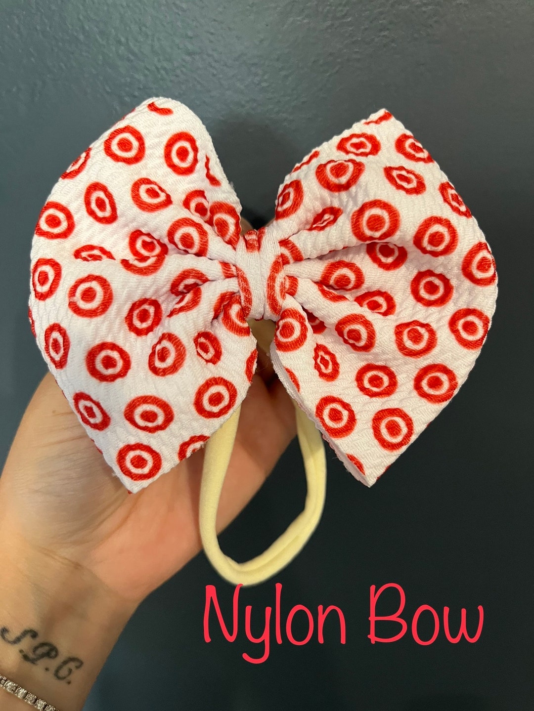 Target Bullseye Hair Bow – Adorable Bows for Babies, Toddlers & Girls ...
