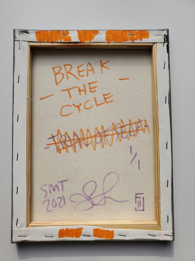BREAK THE CYCLE 2021 original Painting - Etsy