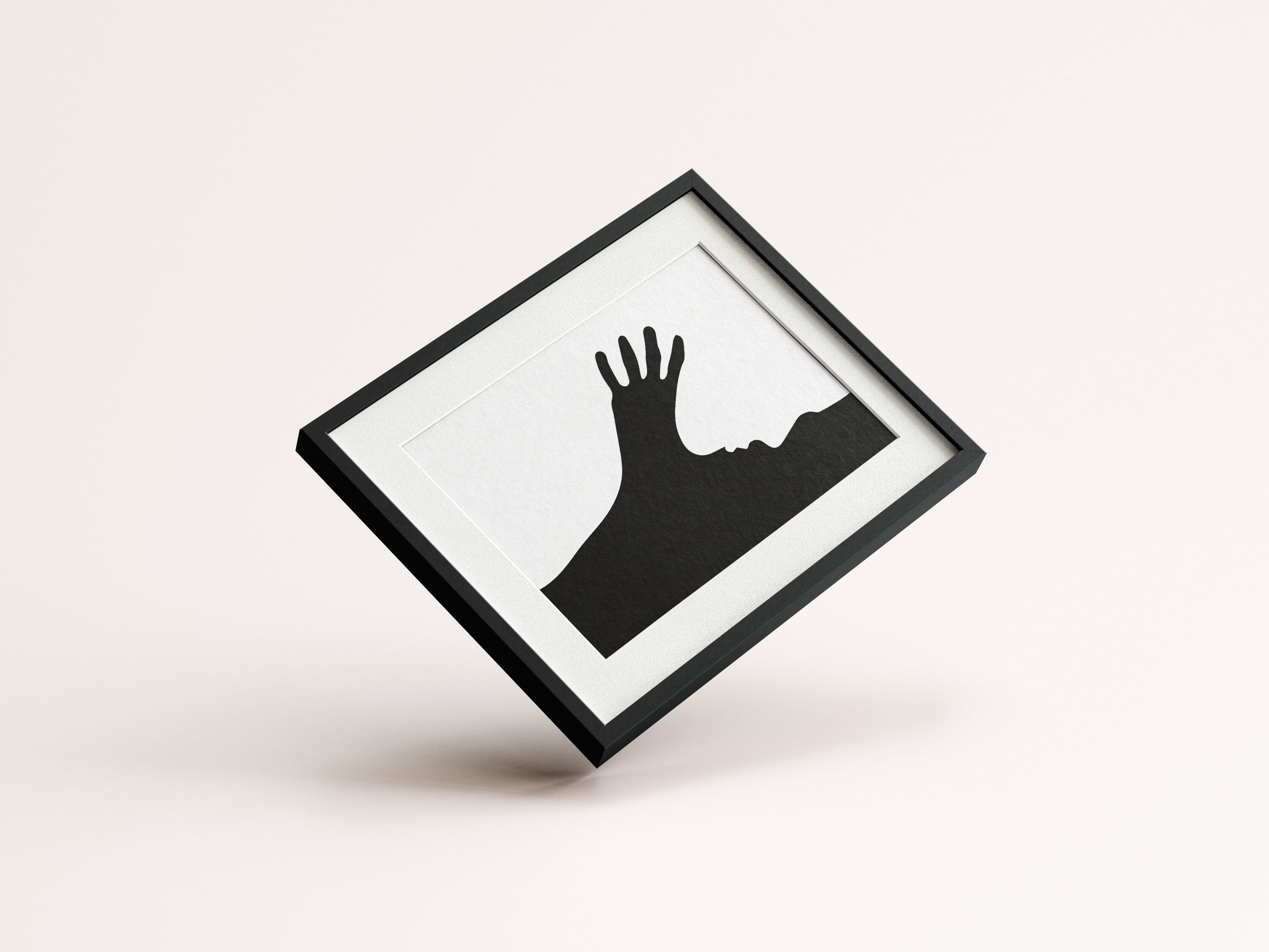 Abstract Art Silhouette Wall Decor Print Art - Etsy