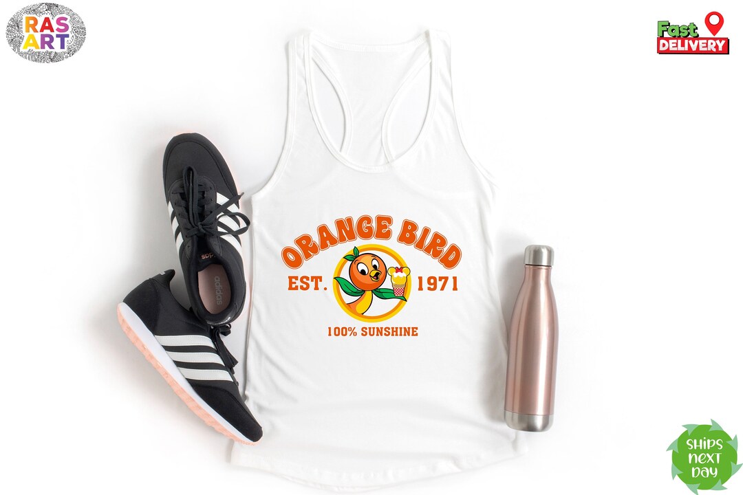 Orange Bird Sunshine Shirt Disney Orange Bird Shirt Beach - Etsy