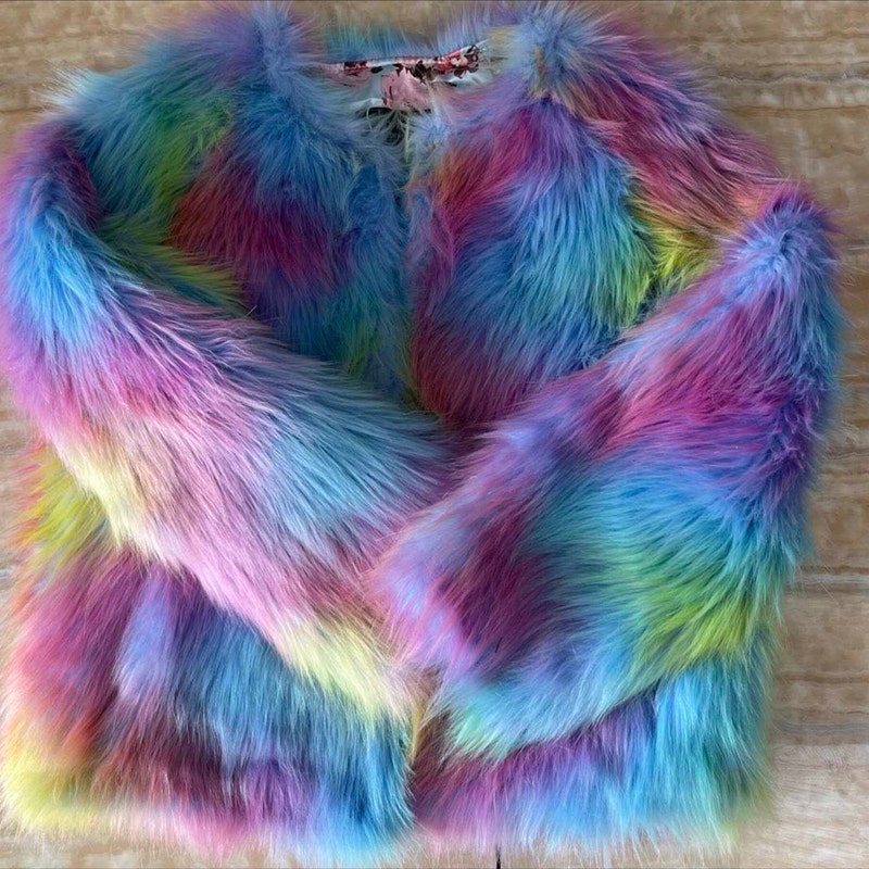 Rainbow Coat - Etsy