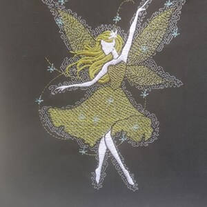 Fairy Embroidery Design, Faerie Pattern for Embroidery Machine, Fae ...