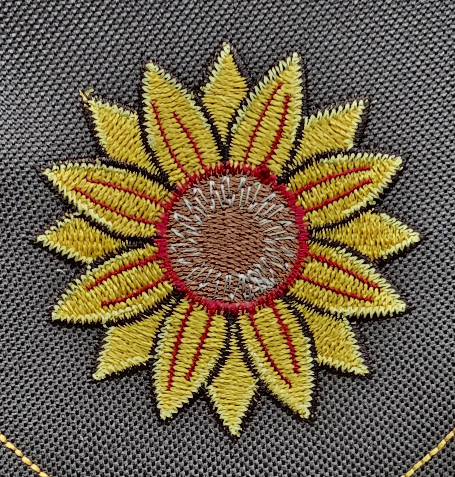Sunflower Machine Embroidery Design, Sunflower Embroidery, Flowers ...