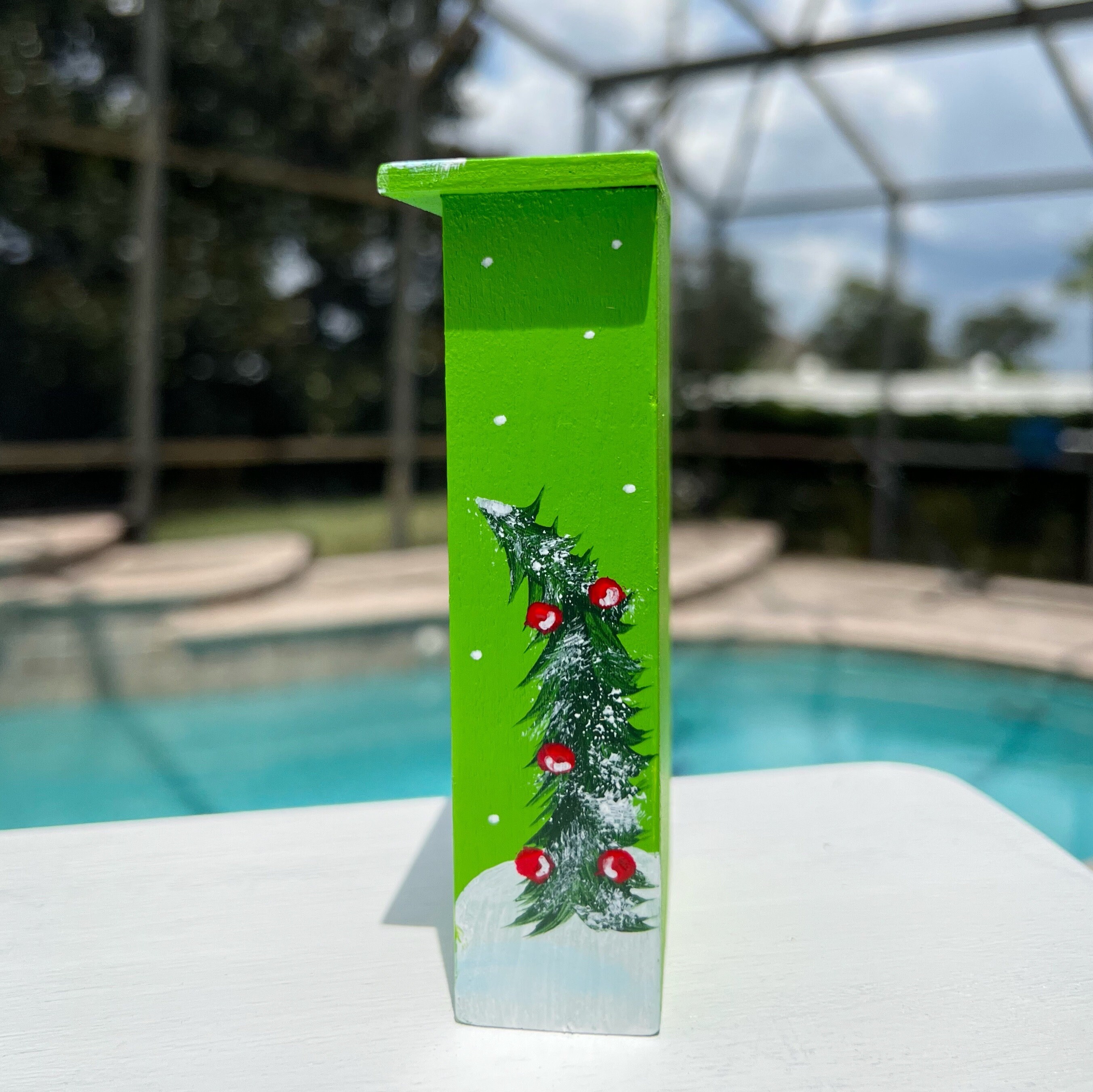 Miniature Christmas Bookshelf, Grinch Furniture Book Case Display Shelf ...