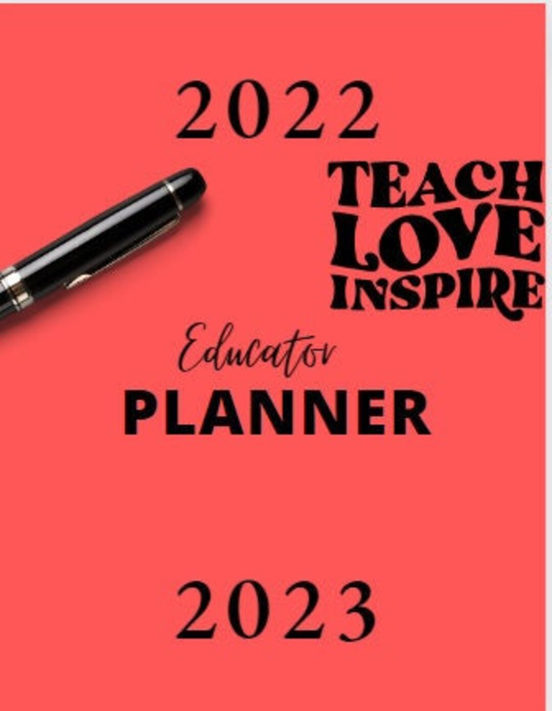 2022-2023 Printable Educator Weekly Planner - Etsy