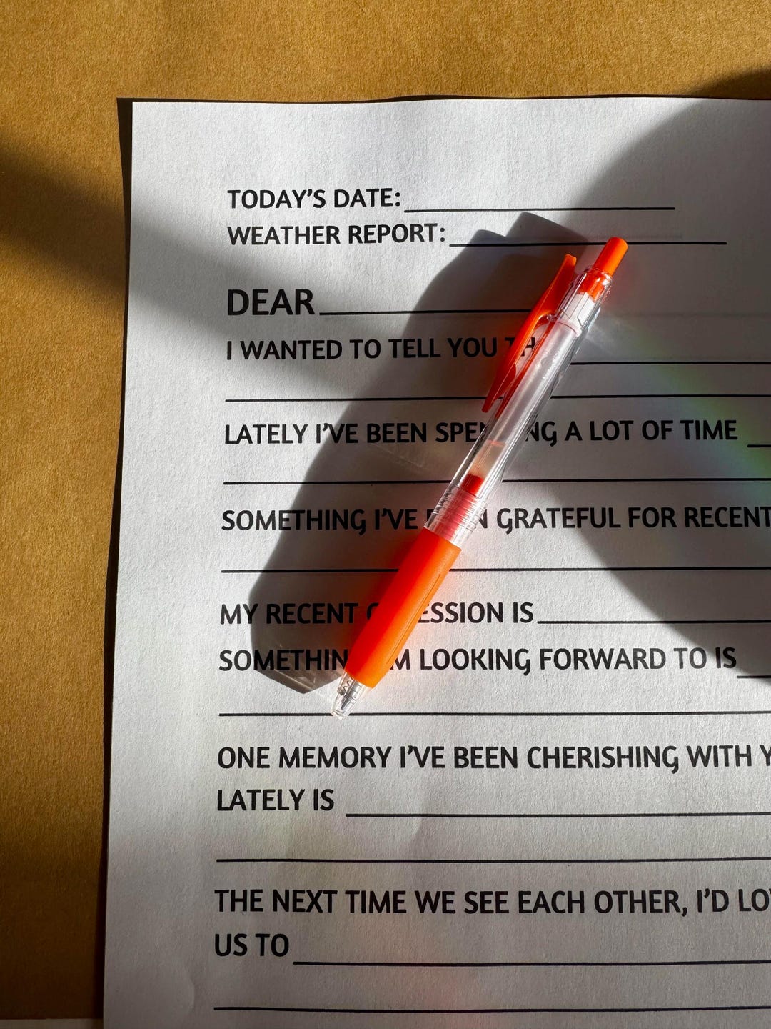 Printable Letter Template Stationary - Fill in the Blank! Perfect for ...