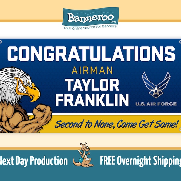 Air Force Graduation Banner Blanket - Etsy