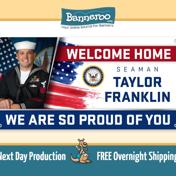 Military Banner Navy Welcome Home - Etsy