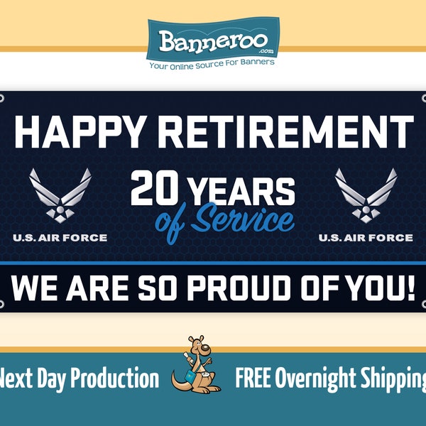 Retirement Banner - Etsy
