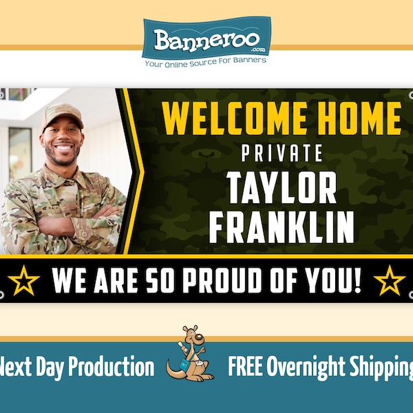 Army Banner - Etsy