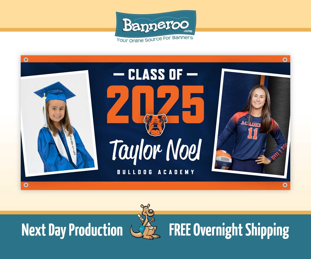 Personalized Graduation Banner: Class of 2025, Photo Banner - Etsy