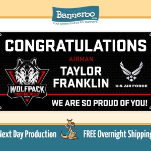 331 TRS Wolfpack Air Force Graduation Banner - Etsy