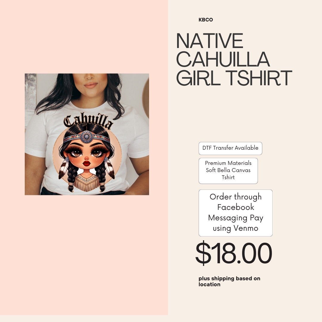 Cartoon Native American Cahuilla Girl Native Clothing Native Girl San ...