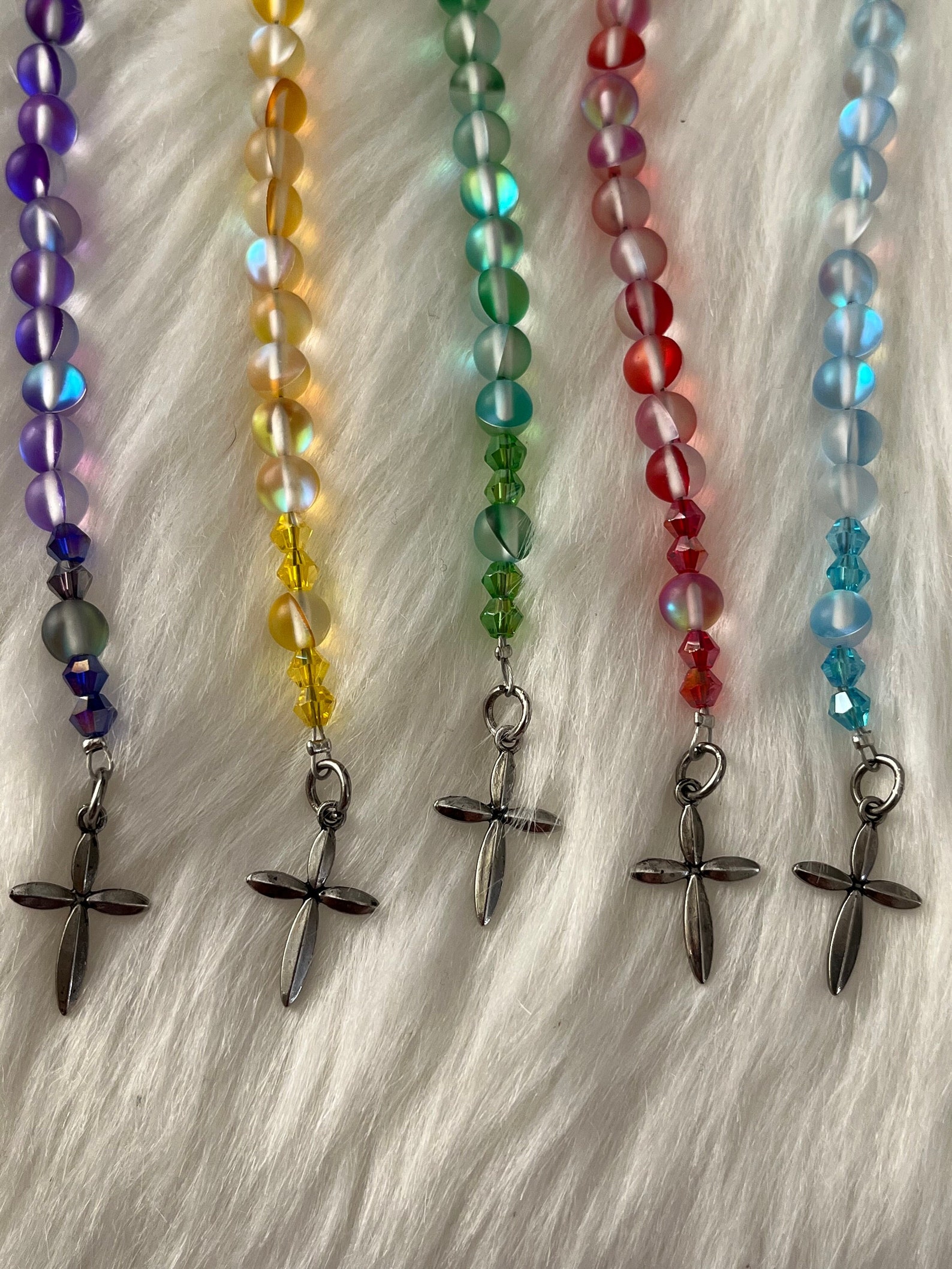 Blue Catholic Decade Rosary, Catholic Gift, Mini Rosary, Car Rosary ...