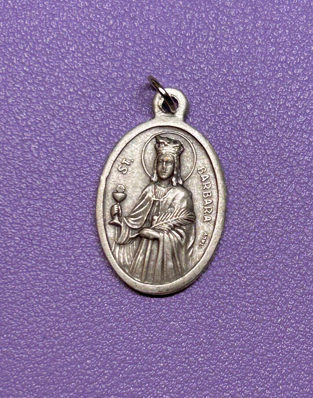 Saint Barbara Medal, Pray for Us, Patron Saint of Mathematicians, St ...