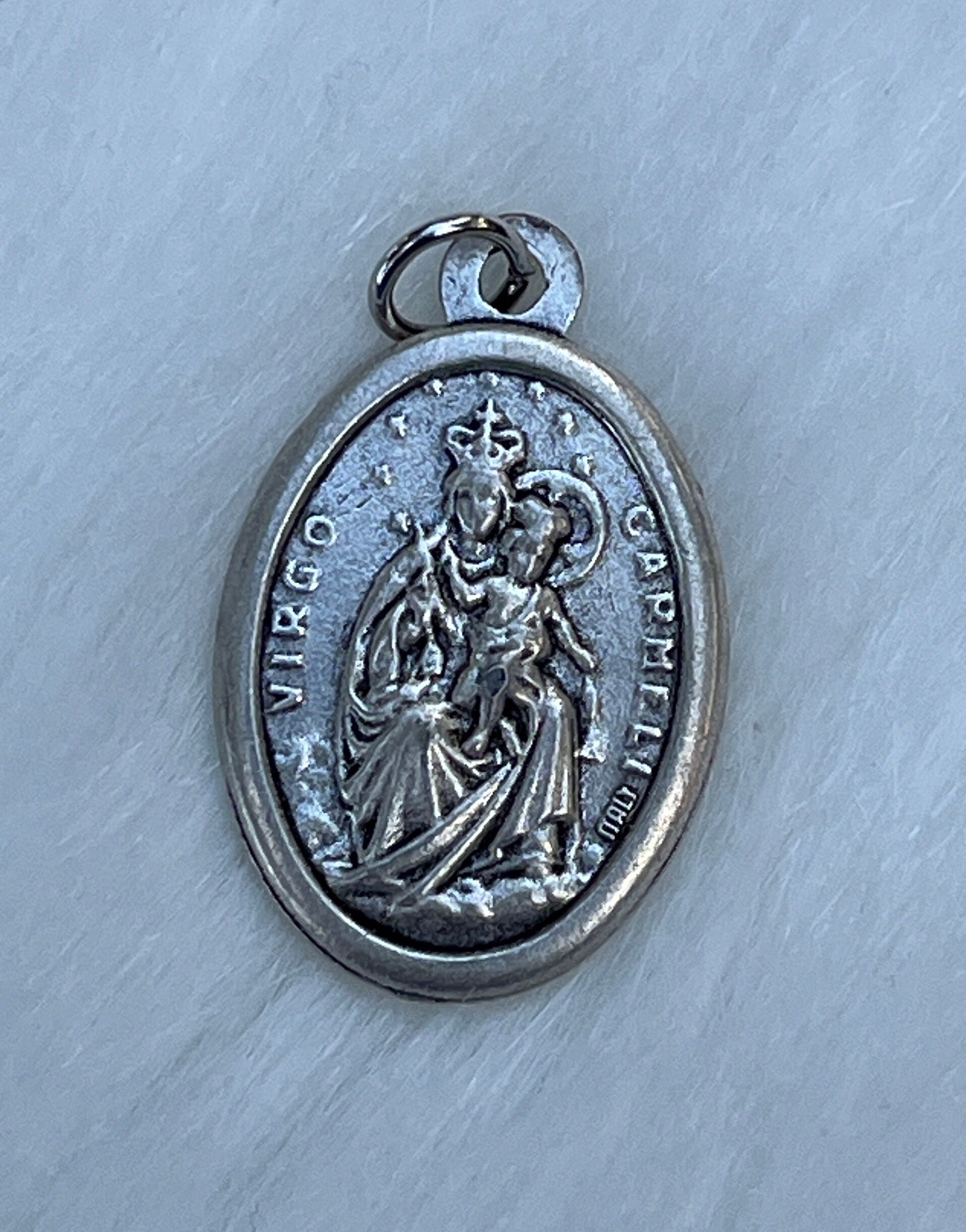 Sacred Heart of Jesus Medal Catholic Gift Silver Oxidized - Etsy