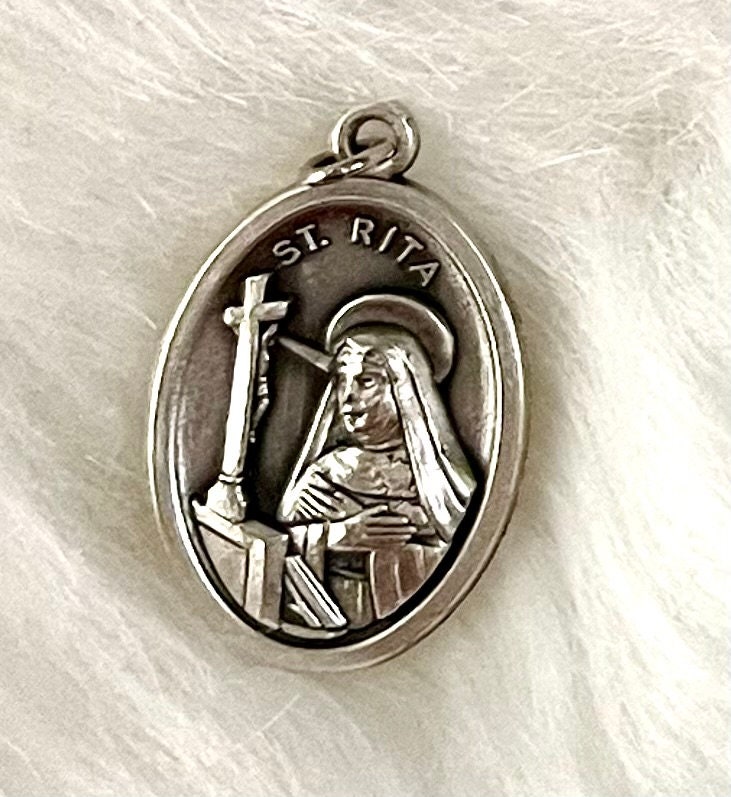Saint Rita Medal, Patron Saint of Impossible Causes, Patron Saint of ...