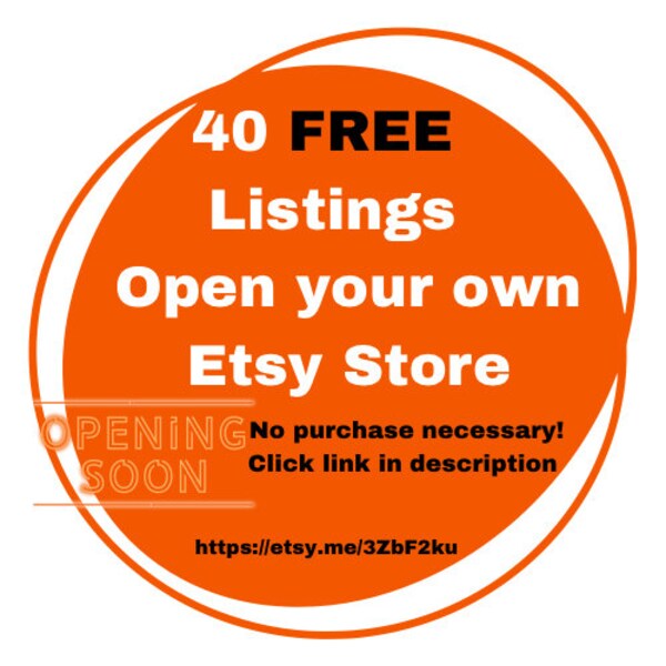 40 Listings for Free - Etsy