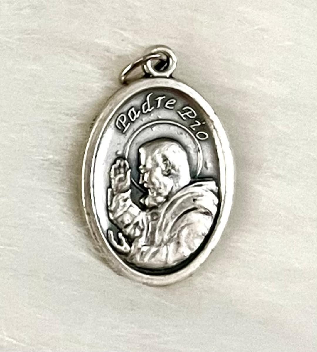 Saint Padre Pio Medal, Patron Saint of Adolescents, Patron Saint of ...