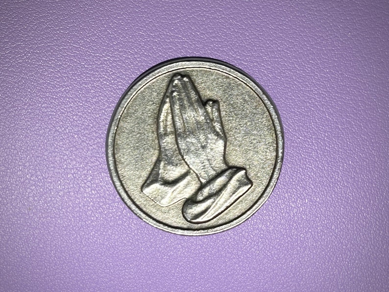 Serenity Prayer Pocket Token - Prayer for Peace and Courage - Etsy